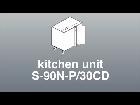 Assembly for 900mm Wide Blind Corner Cabinet - Kitchen Cabinets and Stones