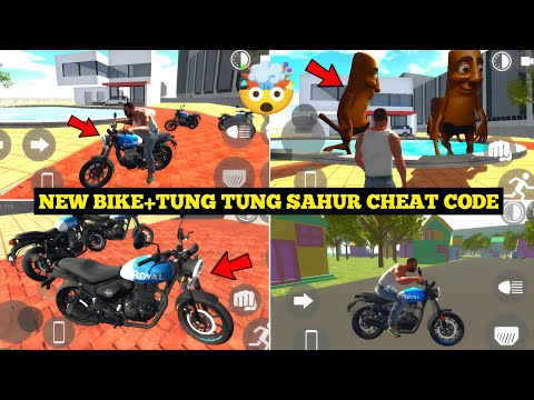 New Hunter Bike+Tung Tung Sahur Cheat Code in Indian Bike Driving 3D 🤯🔥| RGS Menu Code|Harsh in Game
