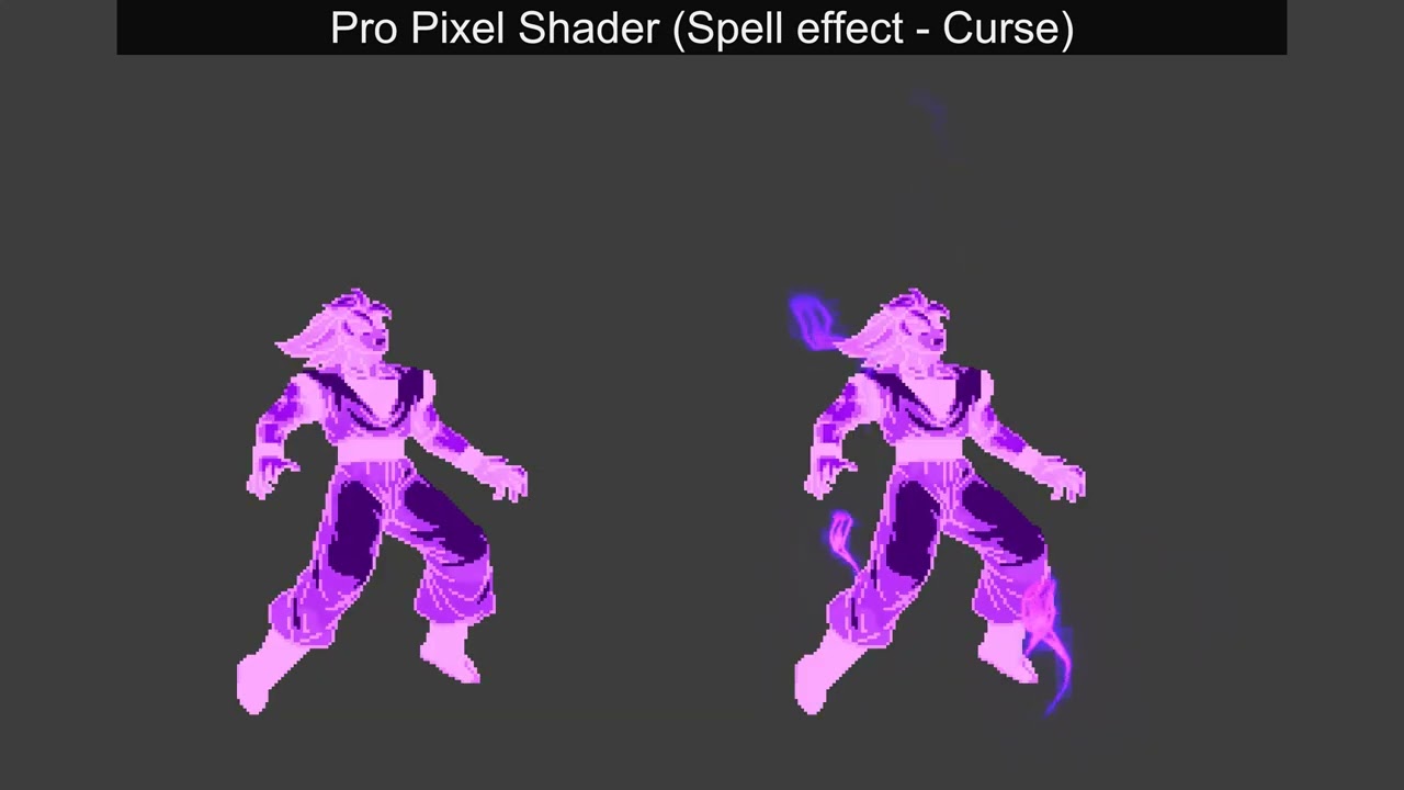 Pro Pixel Palette Exanple Spell Shader Effect