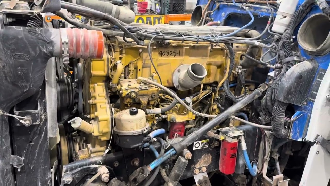 Cat C15 MBN series single turbo test run.  90325-1
