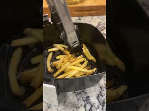 How To Cook Frozen Fries In Air Fryer-😀🍟🚀#airfried #airfryer #airfryerreview