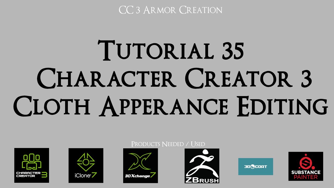 Tutorial 35 - Adding Decals using the Appearance Editor in Character Creator 3