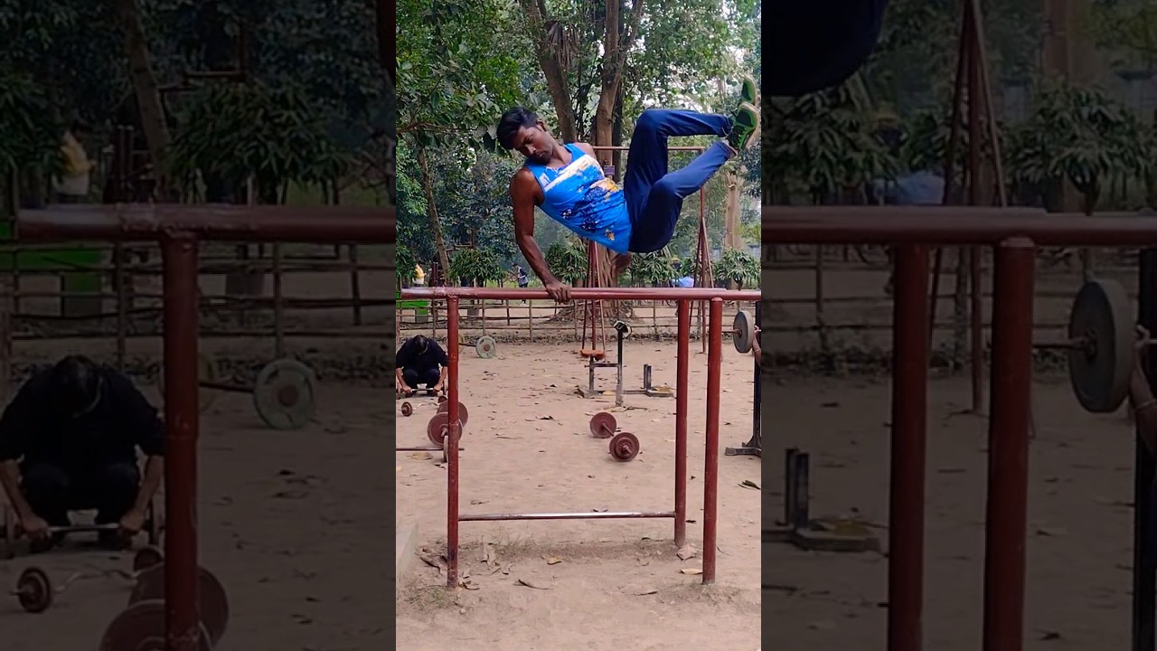 Parallel Bar Freestyle #calisthenics #workout