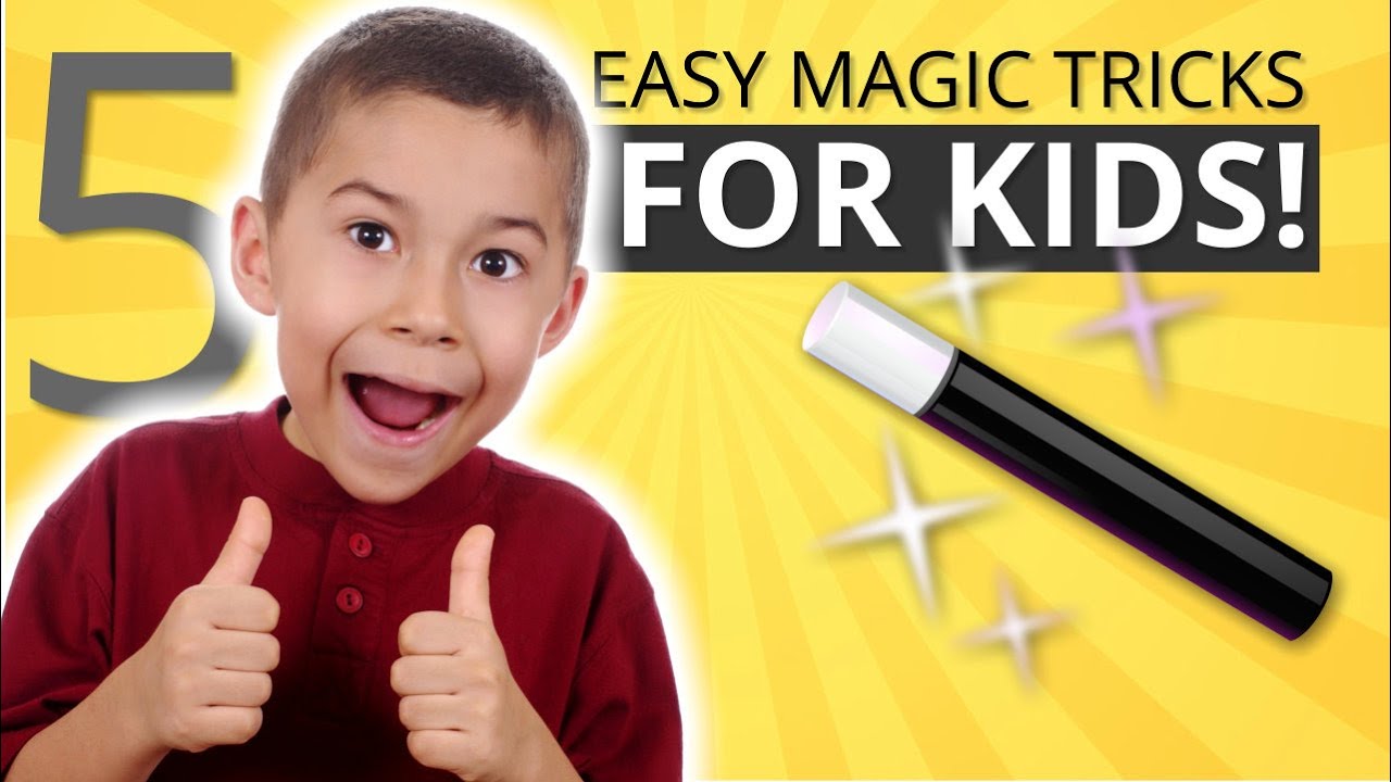 Learn Five Easy Magic Tricks for Kids - Vanish, Money, Levitation and More #easymagictricksforkids