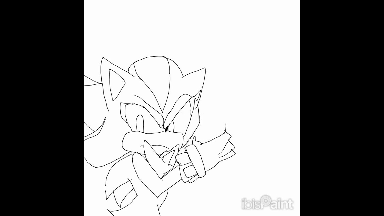 Shadow The hedgehog (Speed Paint) #sonicthehedgehog #shadowthehedgehog #sonicmovie3 #shadow