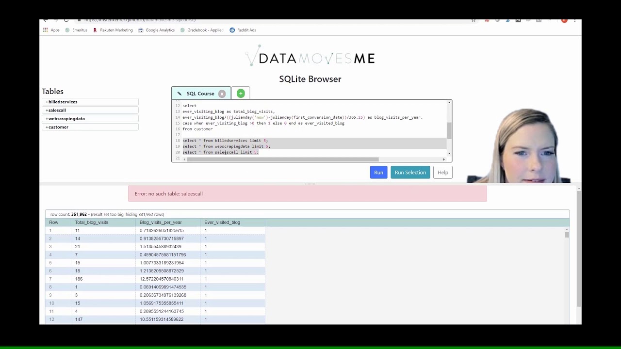 Module 5-2 In the FREE SQL for Data Science course