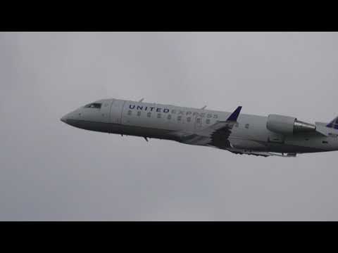 United Express Skywest flight Decatur IL to Springfield Regional Jet CRJ-200R N924SW