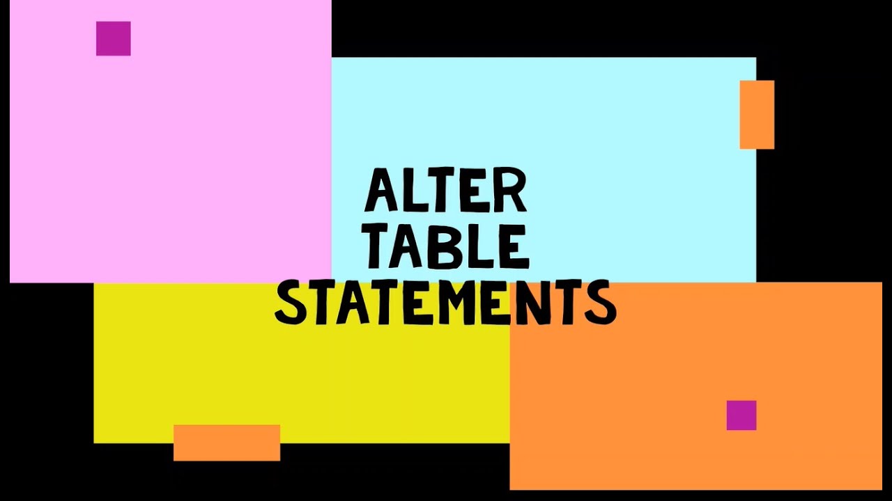 Oracle PL/SQL  -- Alter Table Statement (Part--1)
