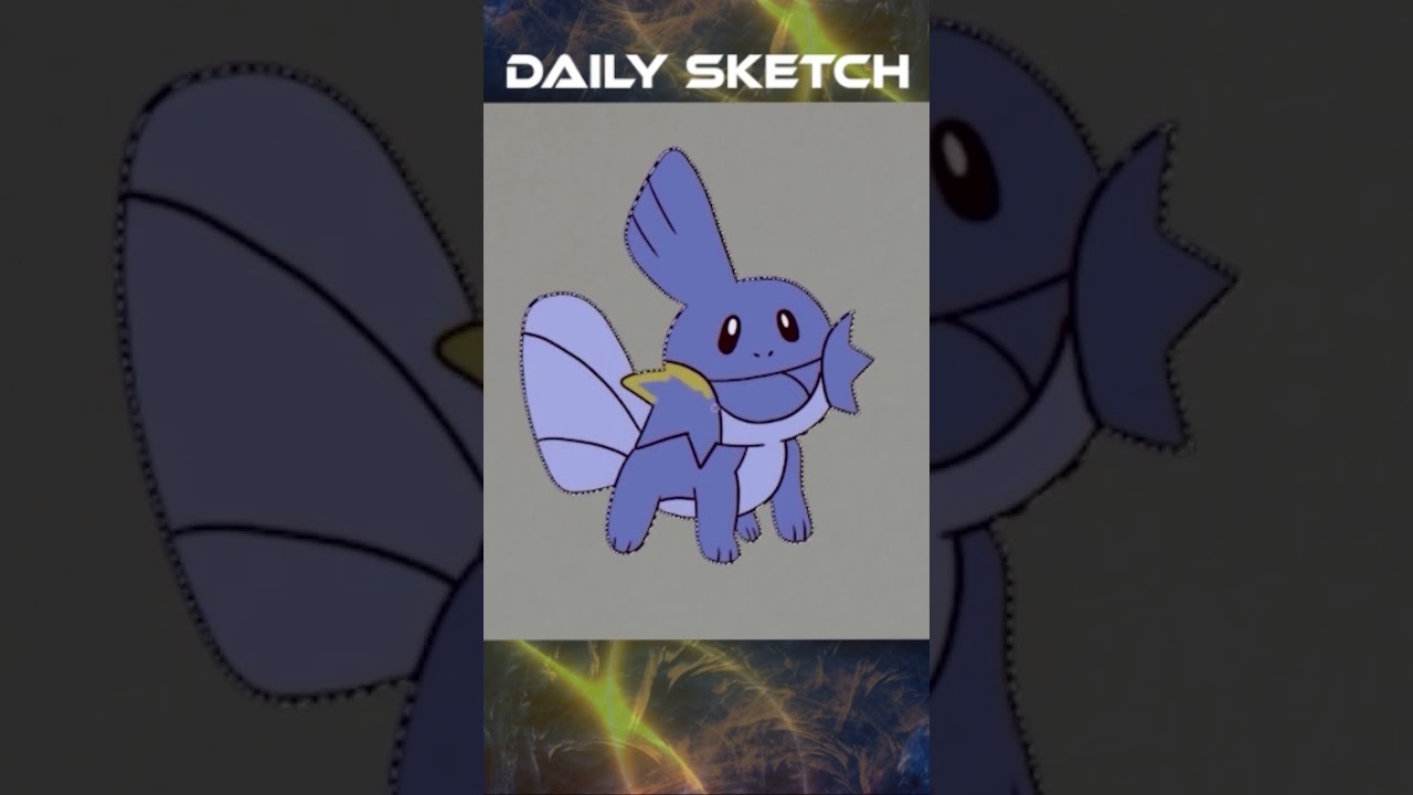 Mudkip pokemon Daily Sketch