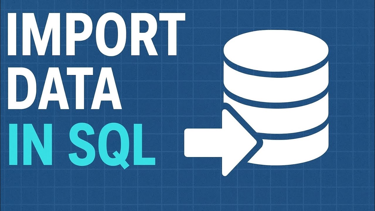 Import data into SQL. Step by step guide for beginners