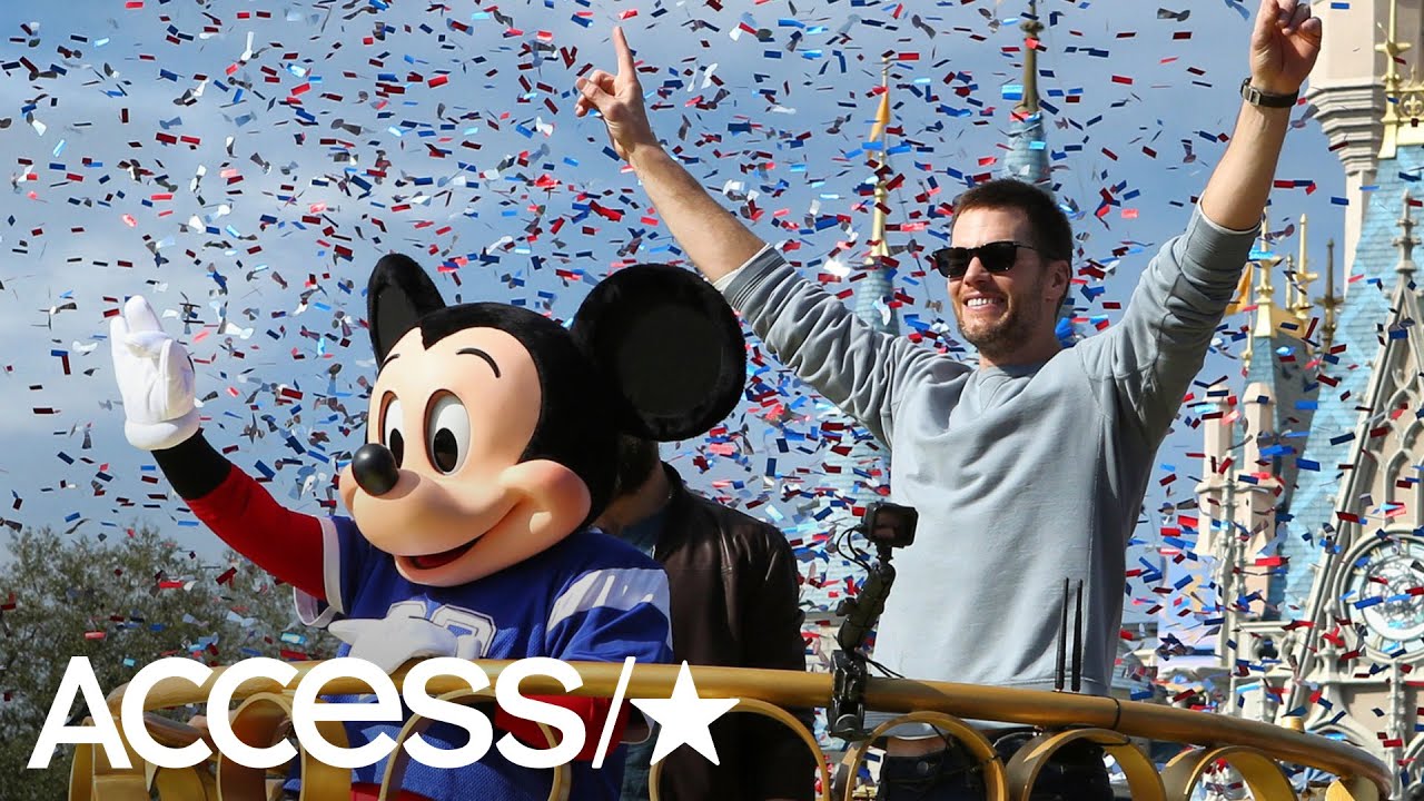 Tom Brady & MVP Julian Edelman Hit Disney World After Super Bowl Win