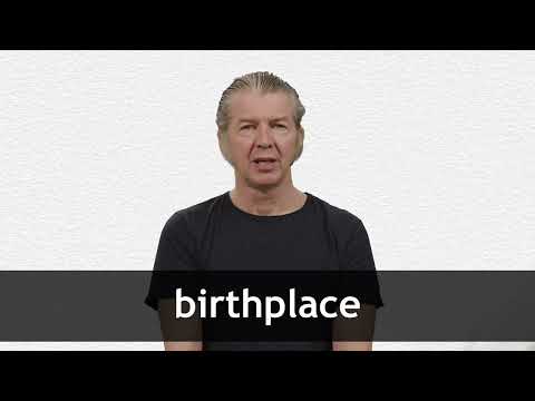 BIRTHPLACE definition and meaning | Collins English Dictionary