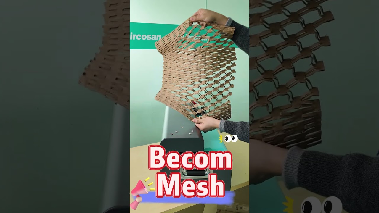 Cardboard Shredder is workable for Waste Cardboard and Paper Boxes. Make Packing