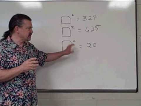 Math 117 Square Root #1