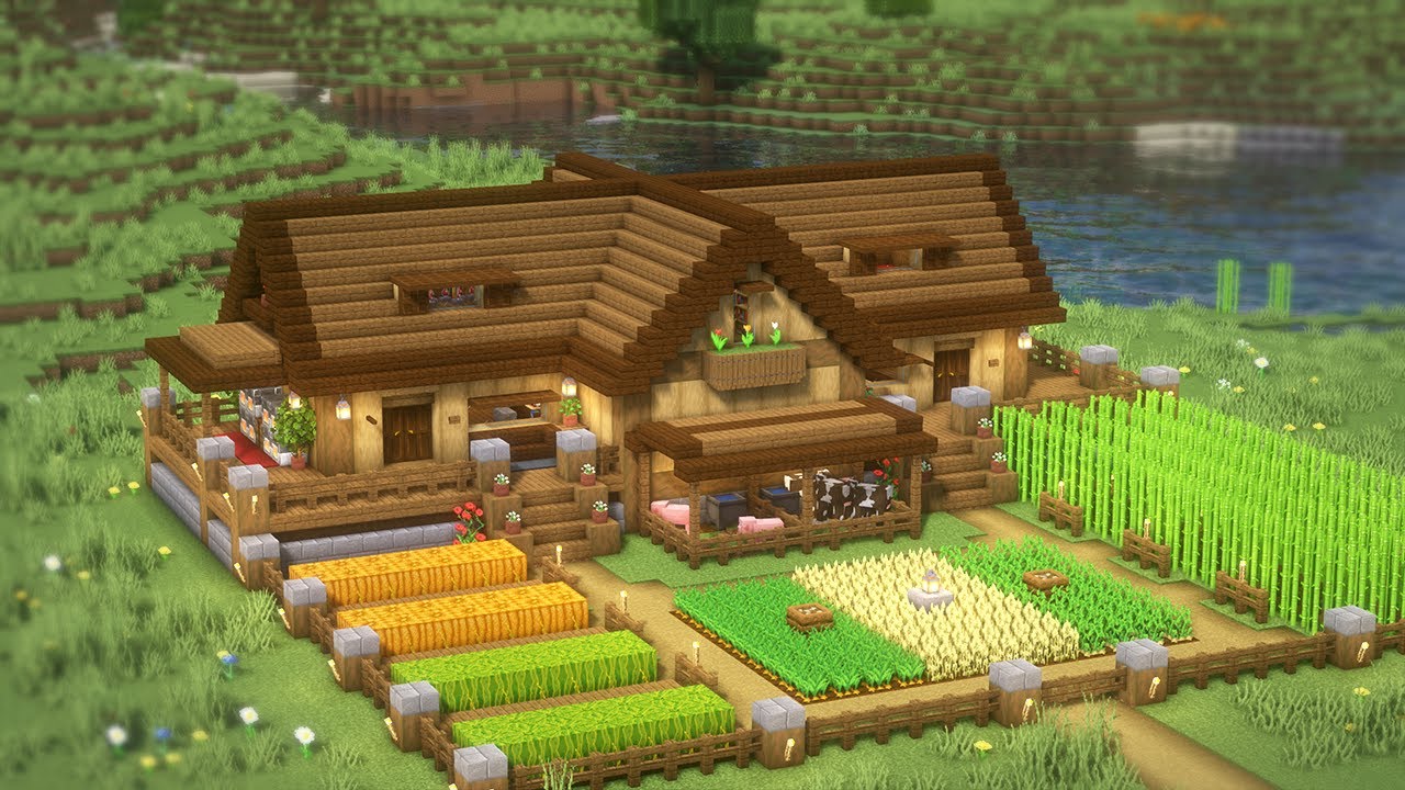 Minecraft: How To Build a Survival Base Tutorial(#37) | 마인크래프트 건축, 야생 ...