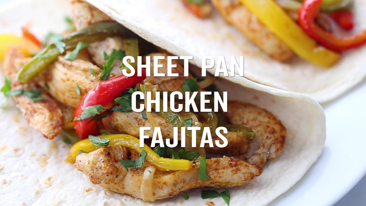 Sheet Pan Chicken Fajitas Recipe