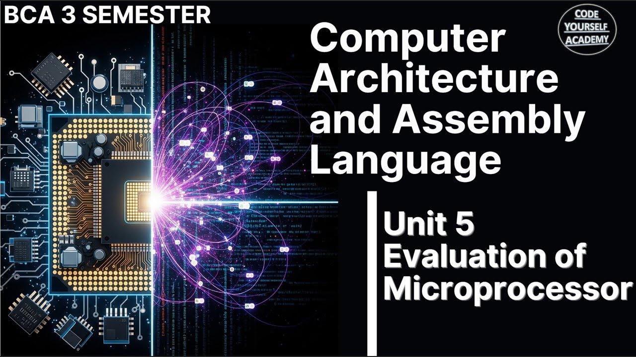 Unit 5 Evaluation of Microprocessor | Computer Architecture and Assembly Language