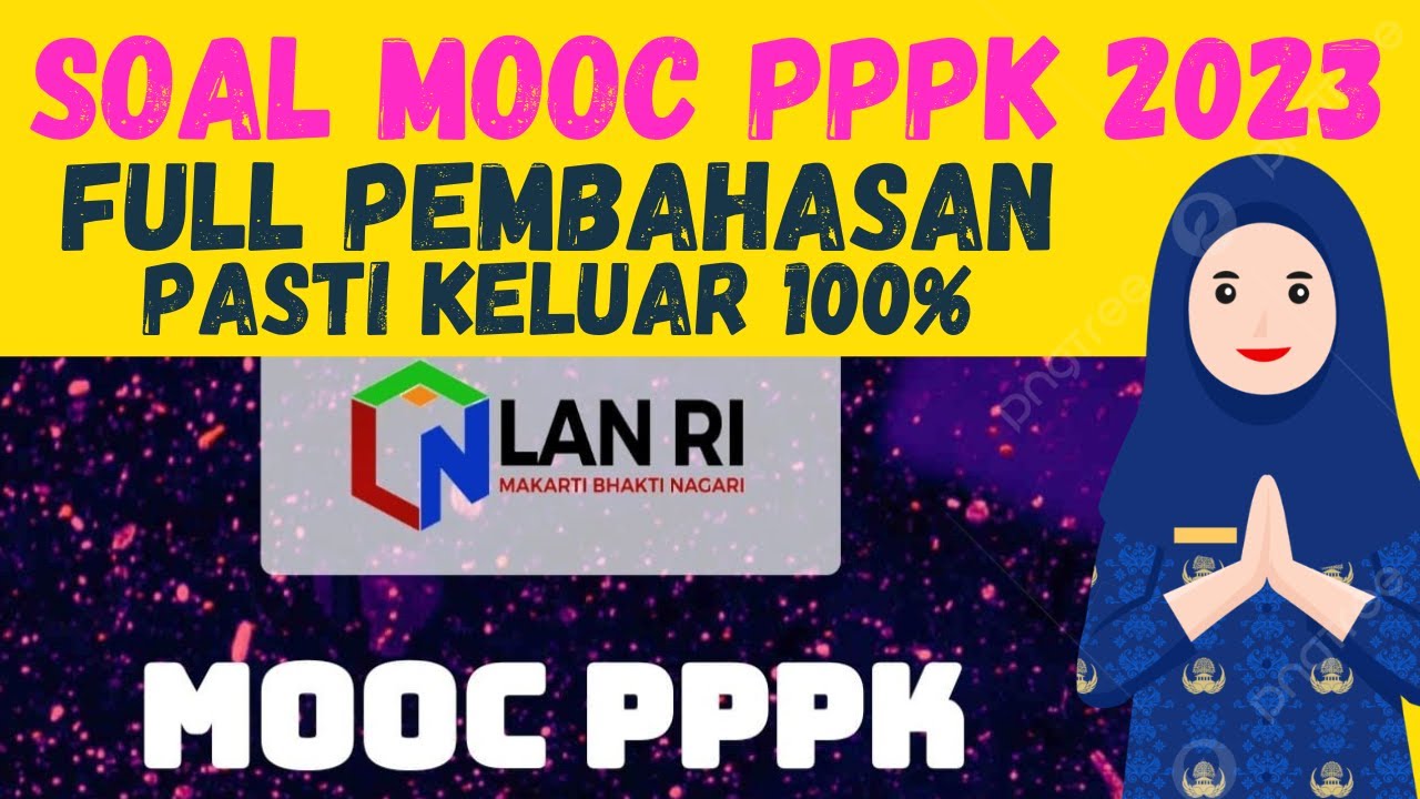 Soal MOOC PPPK 2023 II Full Pembahasan II Pasti Keluar 100%