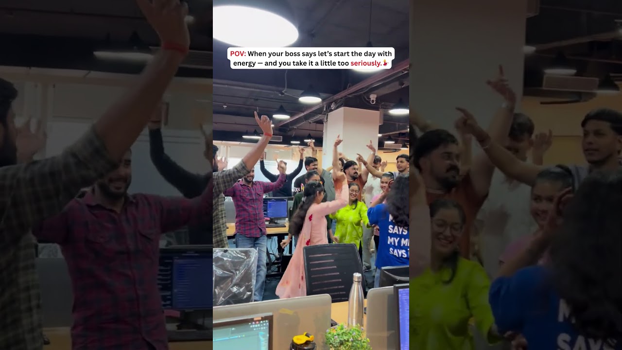 When Your Boss Says Start the Day with Energy 💃 | JC Software Solution  #jcsoftwaresolution #office