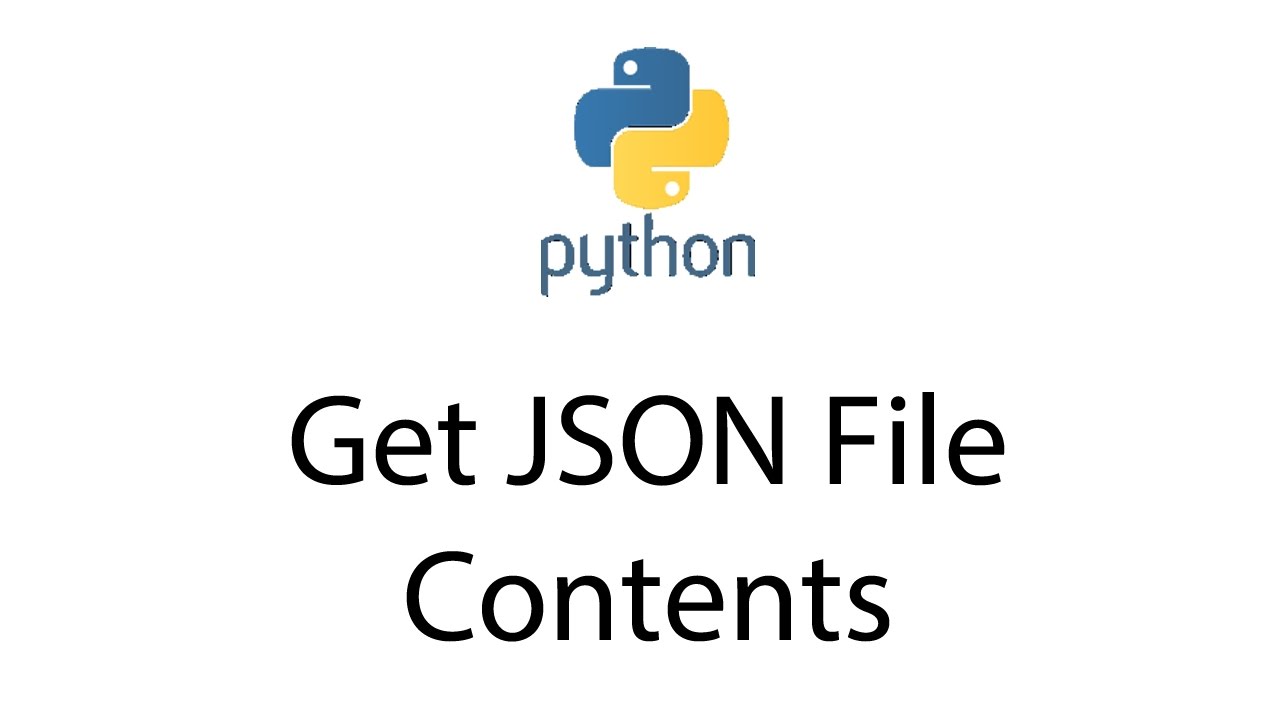 Get JSON File Contents with Python
