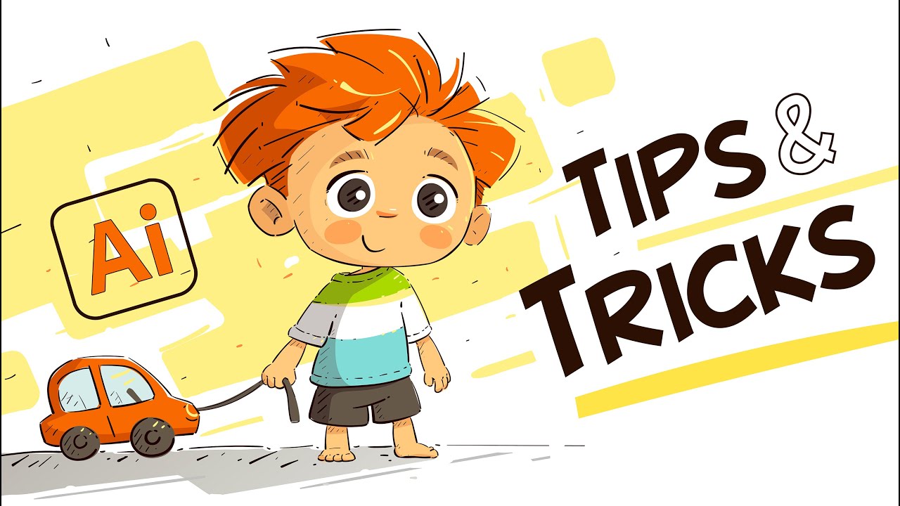 Adobe Illustrator ILLUSTRATION TIPS & TRICKS- Vector Cartoon Character Tutorial