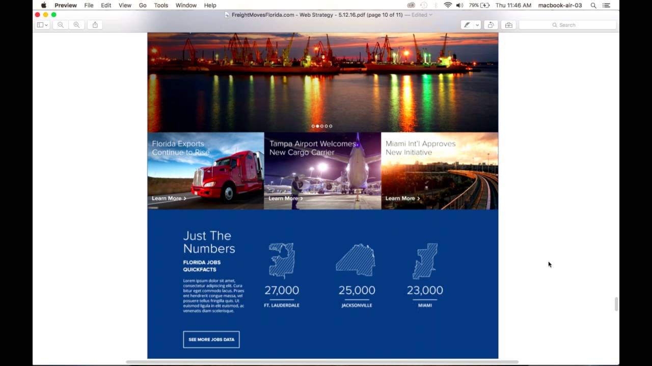 DFC Freight Moves Florida Discussion