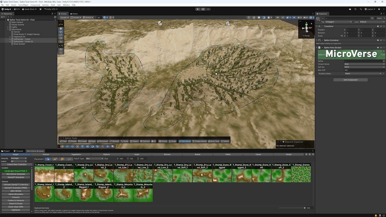 Spline Tools: Flow Paint and Shape including practical Example - Part 2