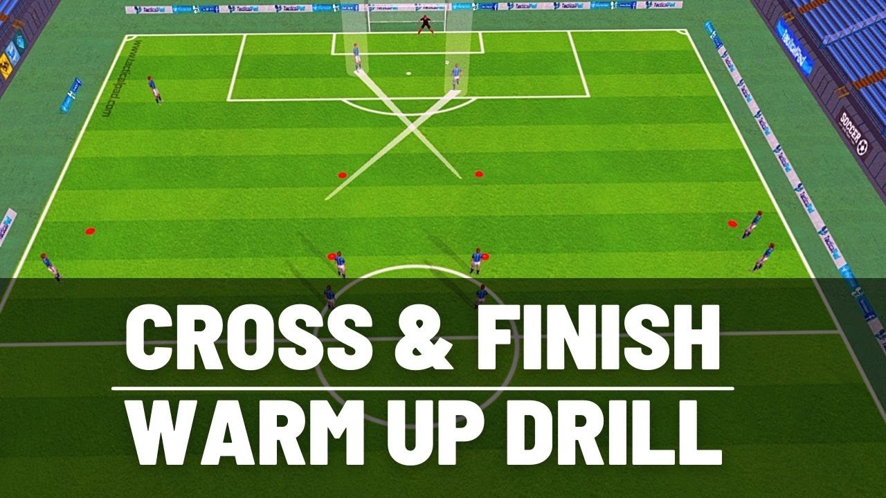 Crossing & Finishing Drill | U13, U14, U15 | Football/Soccer | 2021