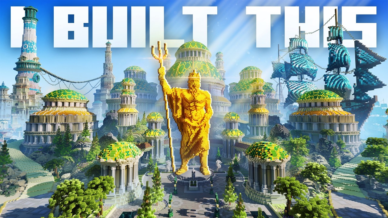 I Built ATLANTIS in Minecraft
