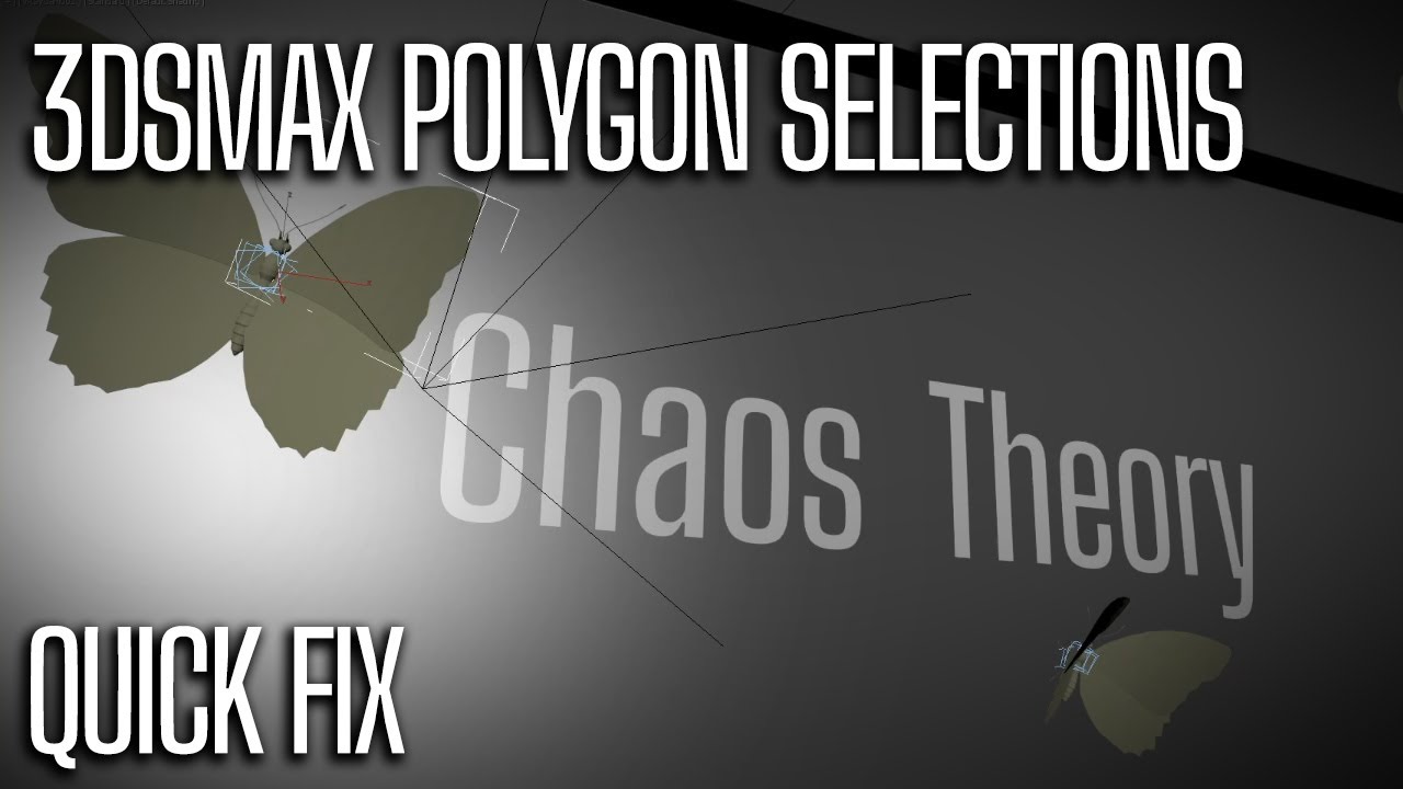 3ds Max Polygon Selections | Quick Fix