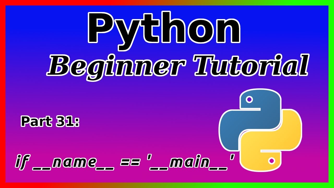 If __name__   == 