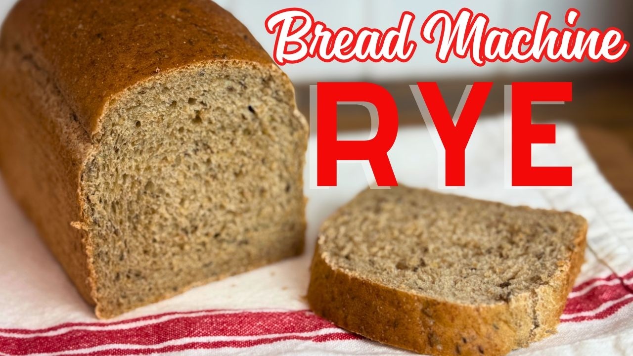 Easy NY Deli-Style Jewish Rye Bread in the Bread Machine (Caraway Seeds)