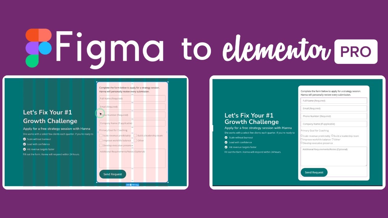Design a Contact Form: Figma to Elementor Pro Tutorial