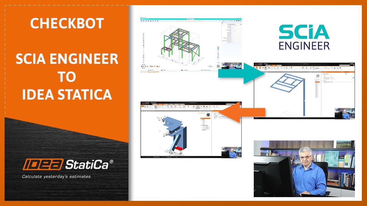 Checkbot: Transfer Data from SCIA Engineer into IDEA Connection