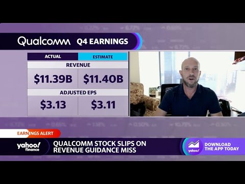 Qualcomm stock slips on revenue guidance miss