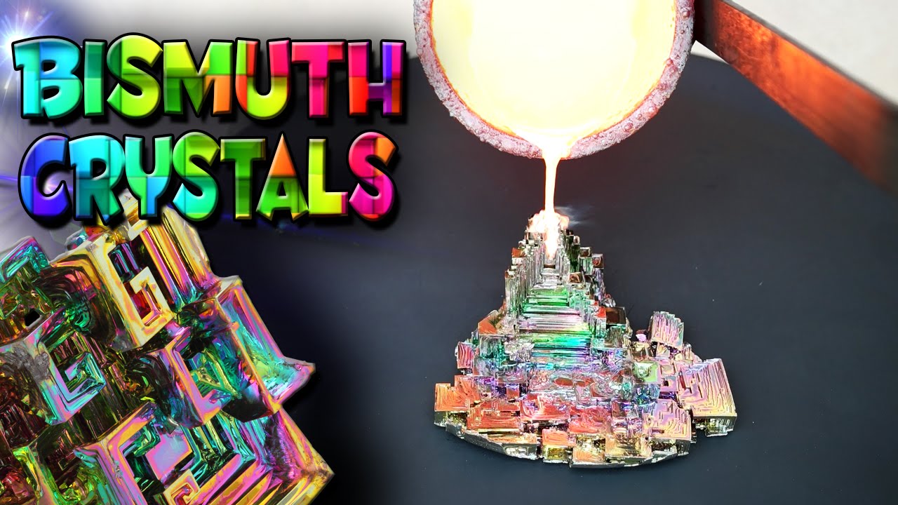 Molten Copper vs Bismuth Crystals