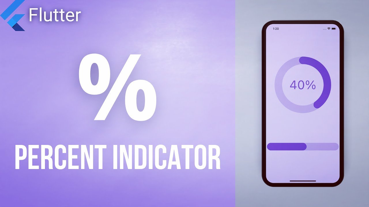PERCENT INDICATOR • Flutter Package of the Day #04