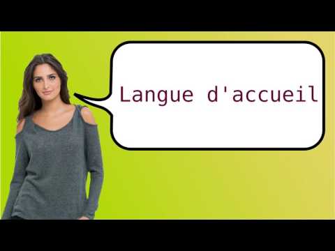 How to say welcome in French language?