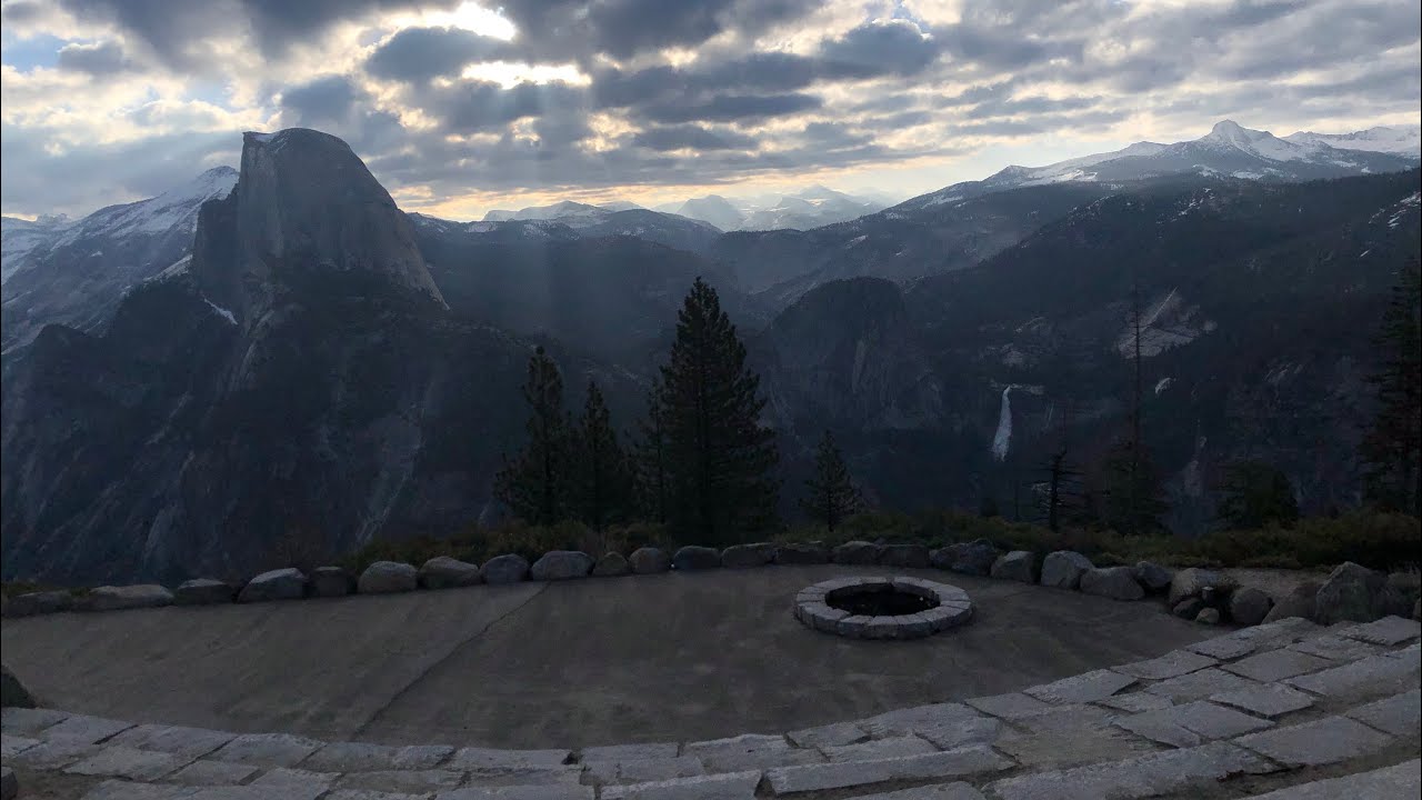 Glacier Point at Sunrise - Half Dome & Yosemite Valley