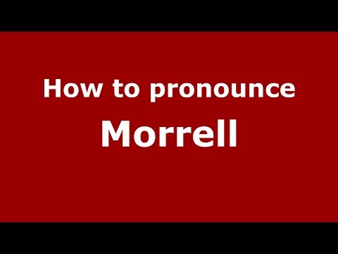 How to pronounce Morrell (Italian/Italy) - PronounceNames.com