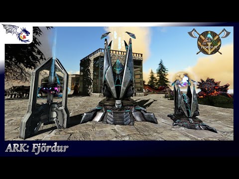Installing Tek Into Our Castle On The Cliff | ARK: Fjordur (Mod Map) #43