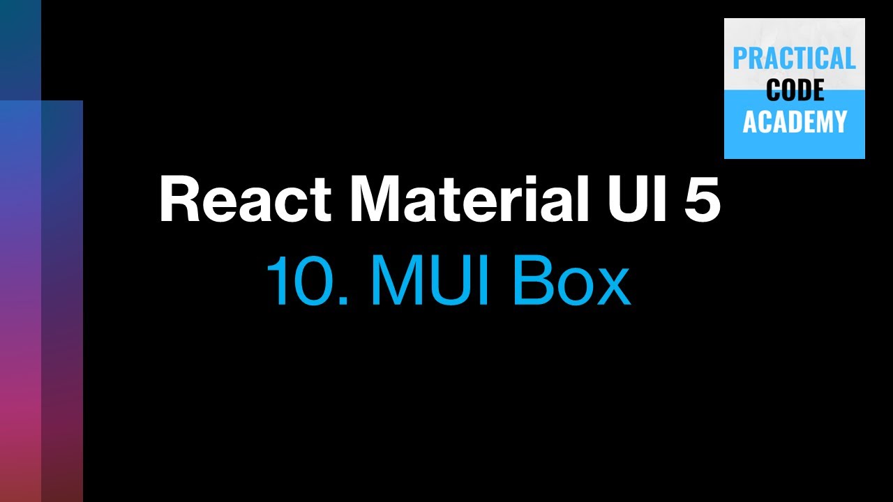 React Material UI 5 10-Box
