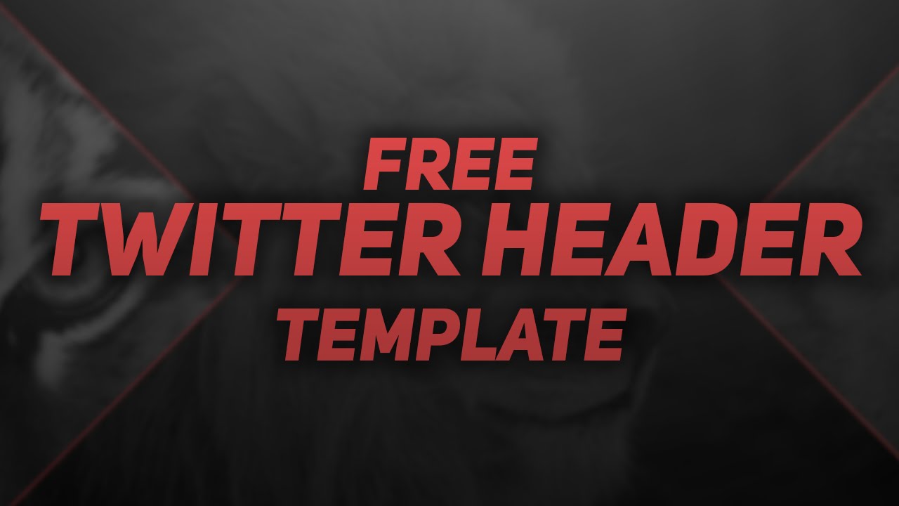 FREE Twitter Header Template! | BazDZN
