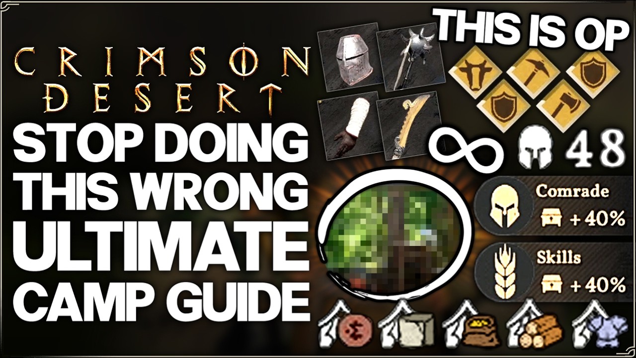 Crimson Desert - How to Make the Greymane Camp OP - INFINITE Resources, Best Missions & More Guide!