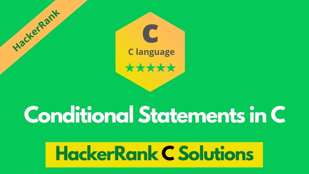 HackerRank Conditional Statements in C problem solution | C Problems Solutions | Programmingoneonone