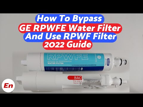 How to Bypass GE Refrigerator RPWFE Water Filter & Use RPWF Filter in 2022 | GE Water Filter Hack