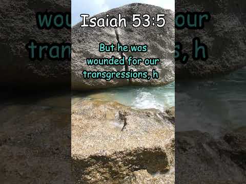 Healing Through His Stripes | Isaiah 53:5 (KJV) | Bible Verses on Salvation and Healing