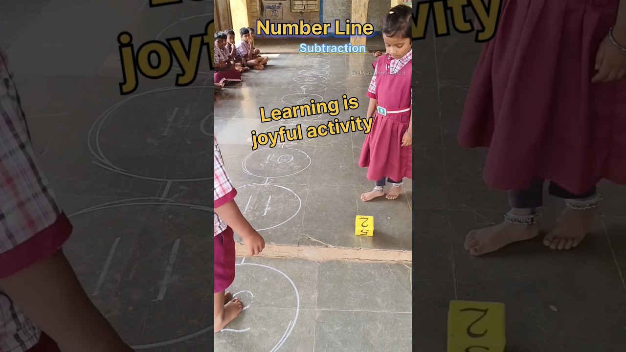 Subtraction | Number Line | Subtract Number | Numbers | Creative way of teaching #Subtraction #maths