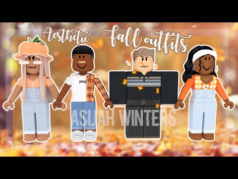 Aesthetic fall Roblox outfits with links and codes for boys and girls🍂