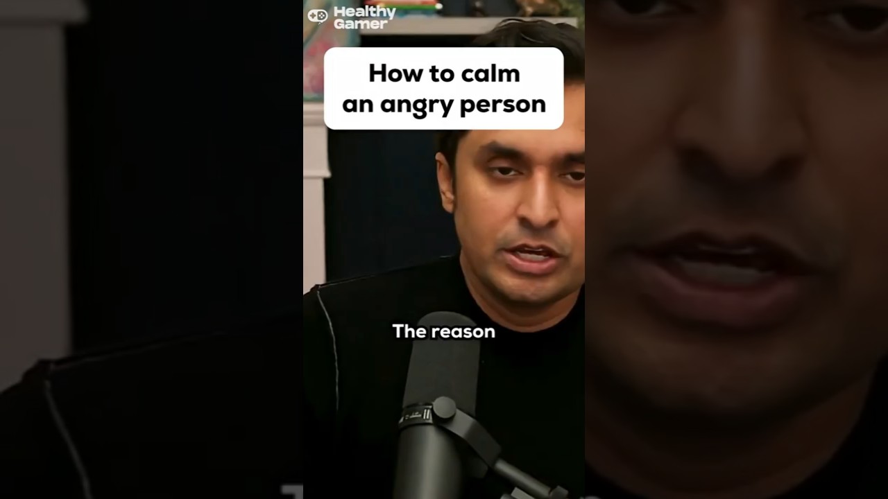 How to calm an angry person